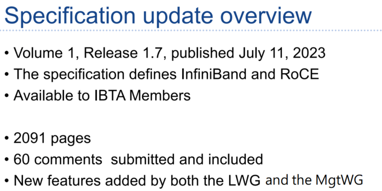 IBTA Launches XDR (800G) InfiniBand Specification | FiberMall