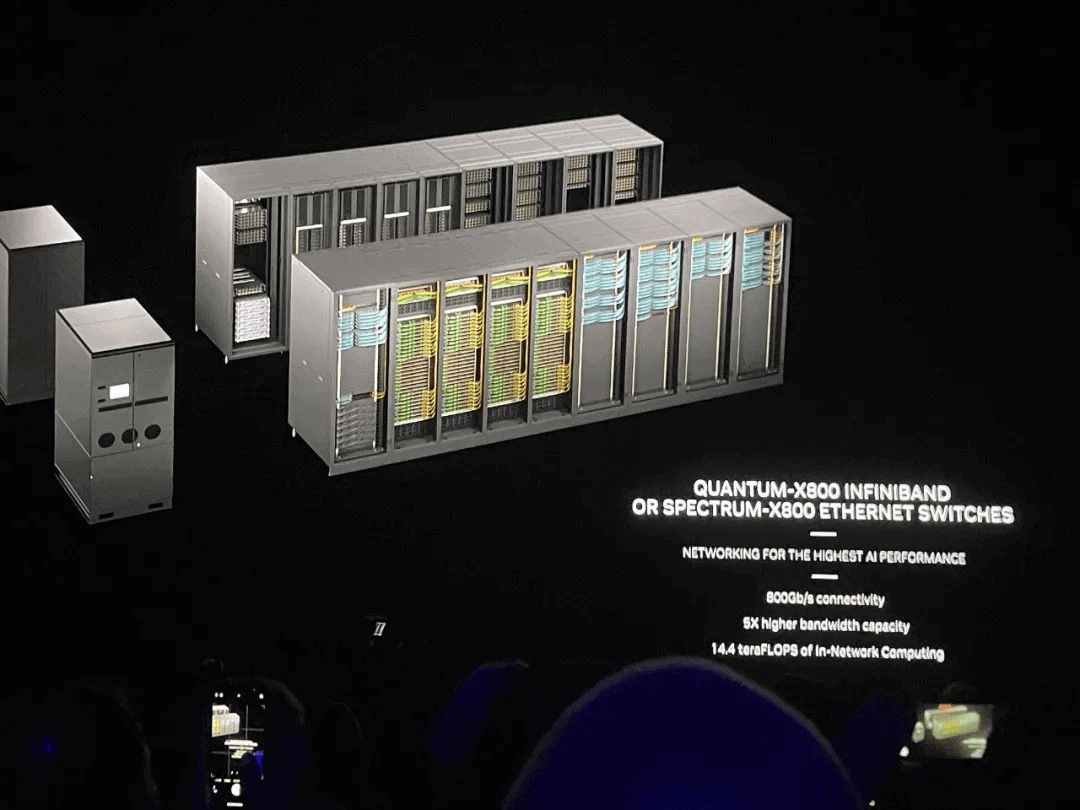 NVIDIA, Blackwell B200 GPU, Quantum-X800 Q3400 InfiniBand 스위치, ConnectX-8 SuperNIC 공개 | 파이버몰