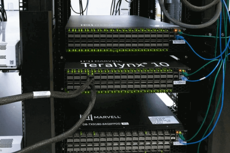 A Glimpse Inside the Marvell 51.2T (64-Port 800G) Switch | FiberMall