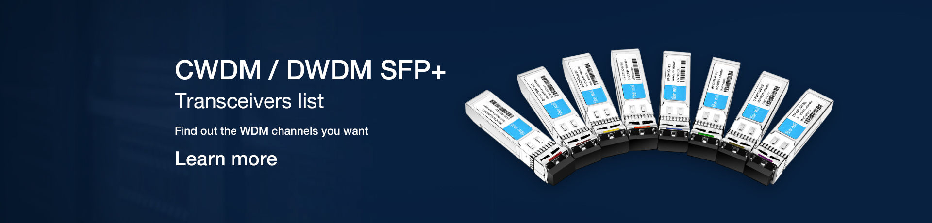 Fiber Optic Transceivers, DAC & AOC Cables, WDM & PLC Splitter ...