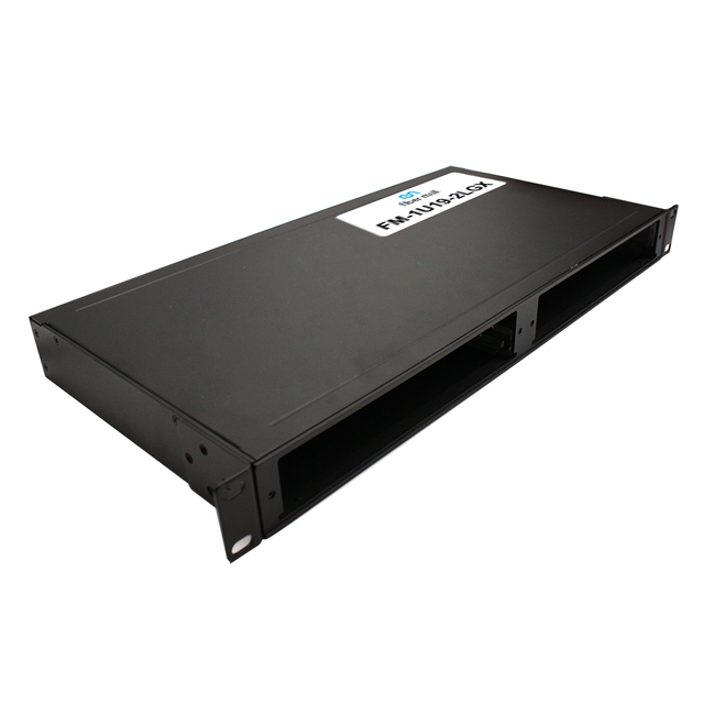 19" 1U Rack with 2 Slots for Plug-in LGX Box - FiberMall