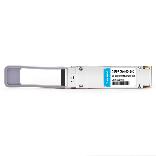 40G QSFP+ DWDM ZR C34 1550.12nm 80km Duplex LC SMF - FiberMall