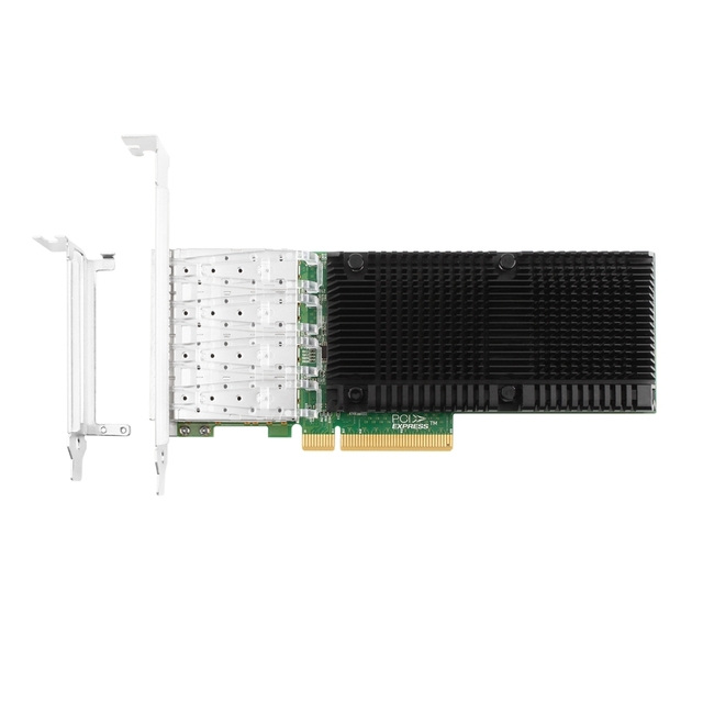 Intel E810 PCI Network Interface Card 25G Quad-Port SFP28 | FiberMall