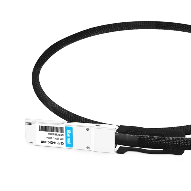 400G QSFP112 PCC Passive Copper Cable 2m | FiberMall