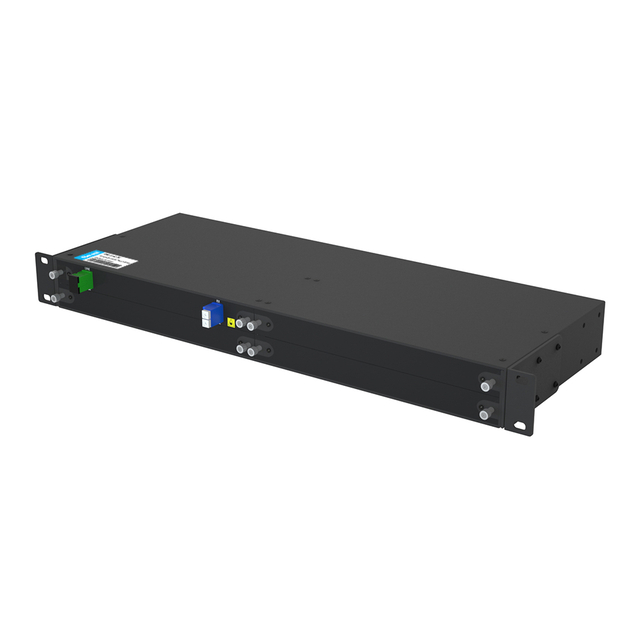 19" inch 1U Rack with 4 slots for Plug-in LGX box | FiberMall