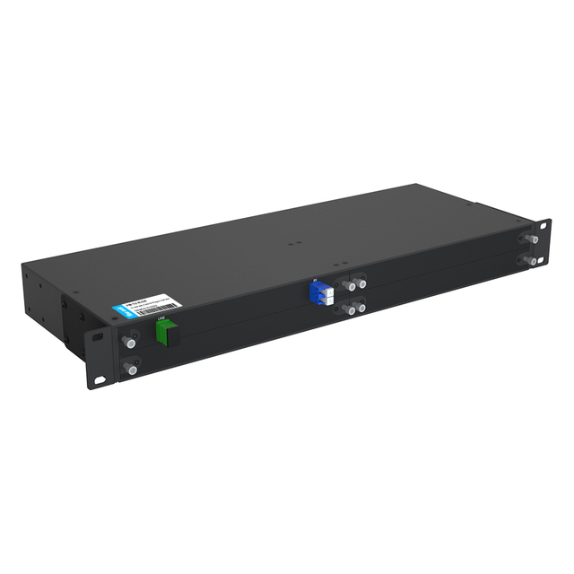 19" inch 1U Rack with 4 slots for Plug-in LGX box | FiberMall