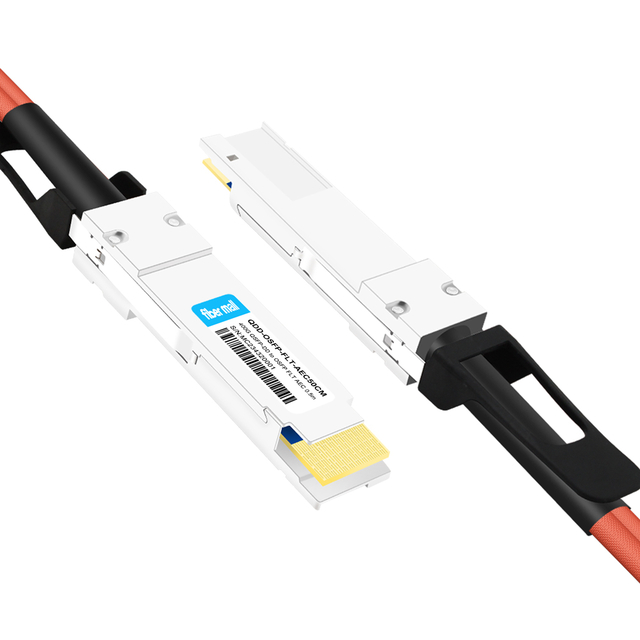 400G QSFP-DD to OSFP Active Electrical Copper Cable 0.5m | FiberMall