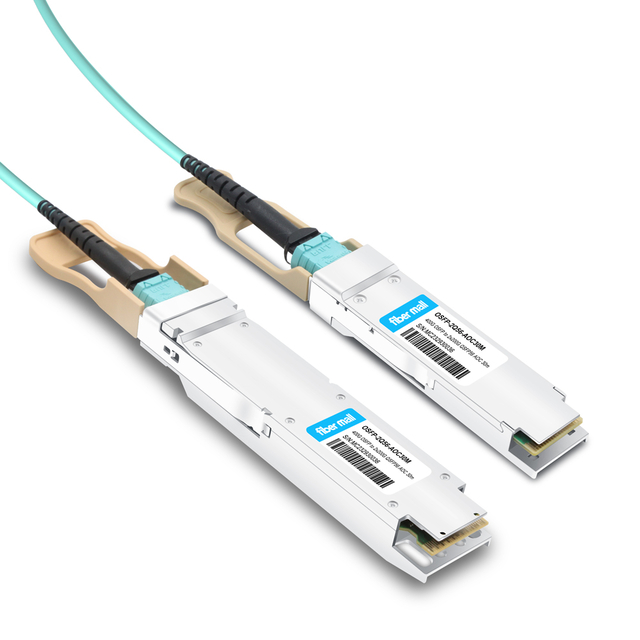 400G OSFP to 2x200G QSFP56 HDR Breakout AOC 30m | FiberMall