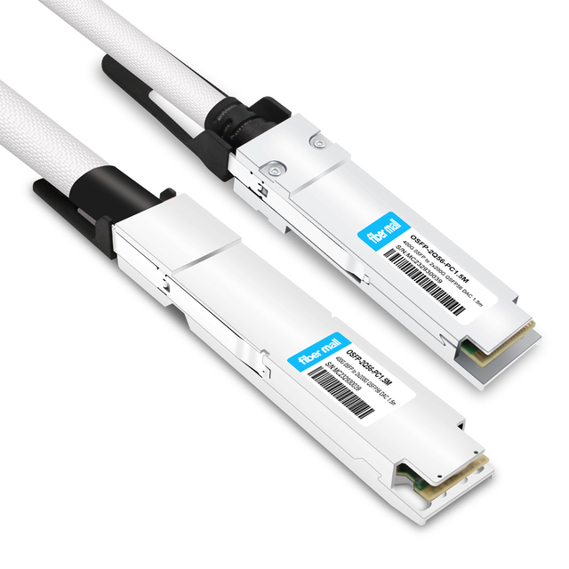 400G OSFP to 2x200G QSFP56 HDR Breakout DAC 1.5m | FiberMall
