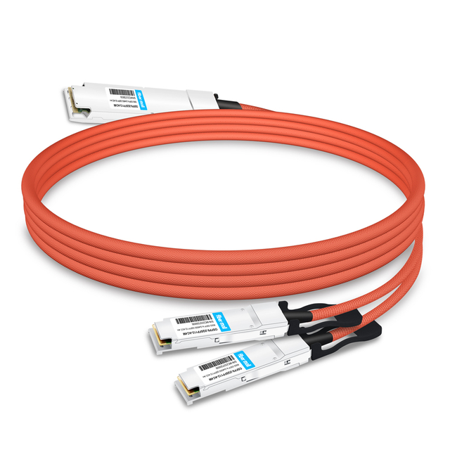 800G OSFP to 2x400G QSFP112 InfiniBand Breakout ACC 4m | FiberMall