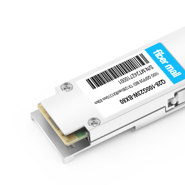 100G BIDI QSFP28 TX1280nm/RX1310nm Module 80km | FiberMall