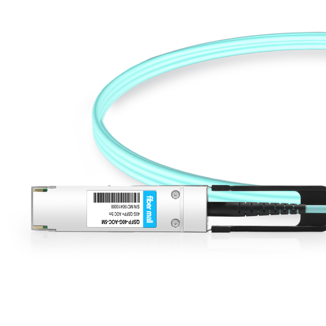 5m 40G QSFP+ to QSFP+ Active Optical Cable | FiberMall