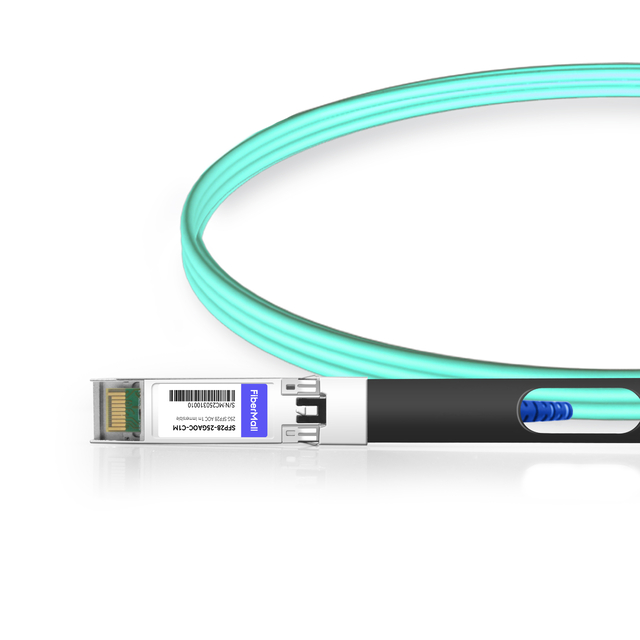 Immersion Liquid Cooling 25G SFP28 1m AOC Cable | FiberMall
