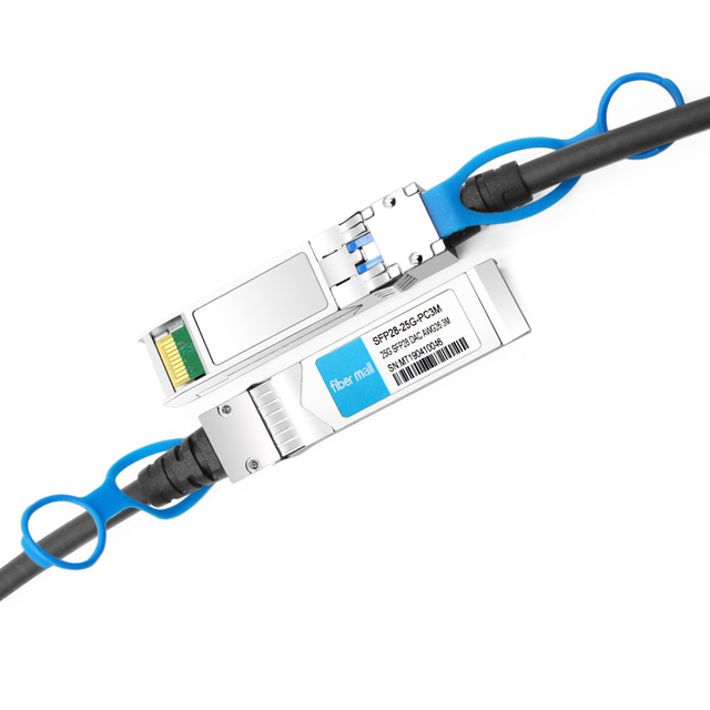 Mellanox MCP2M00-A003 25G SFP28 Passive DAC Cable 3m | FiberMall