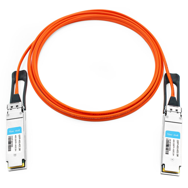 2m 40G QSFP+ to QSFP+ Active Optical Cable | FiberMall