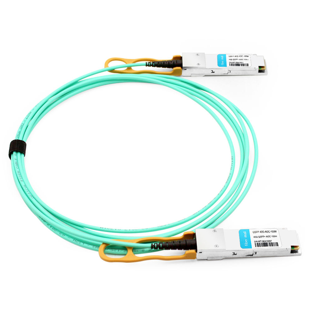 100m 40G QSFP+-QSFP+ 활성 광 케이블 | FiberMall