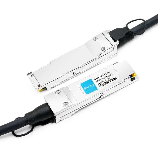 40G QSFP+ - QSFP+ 패시브 구리 DAC 케이블 3m | FiberMall