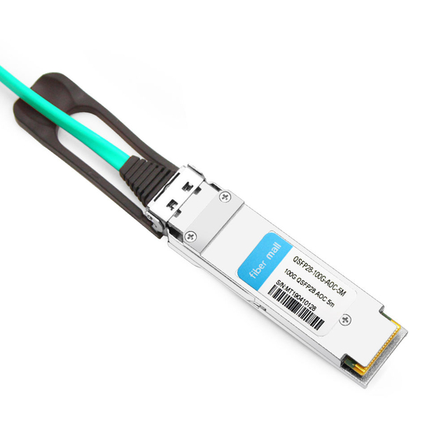 NVIDIA MFA1A00-E005 100G QSFP28 활성 광 케이블 | FiberMall