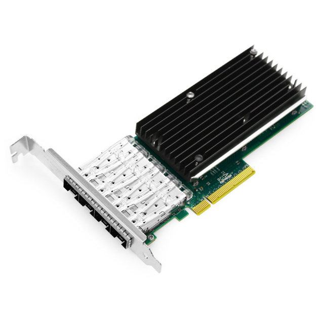 Intel XL710-BM1 DA4 Quad Port 10 Gigabit NIC 4 SFP+ | FiberMall