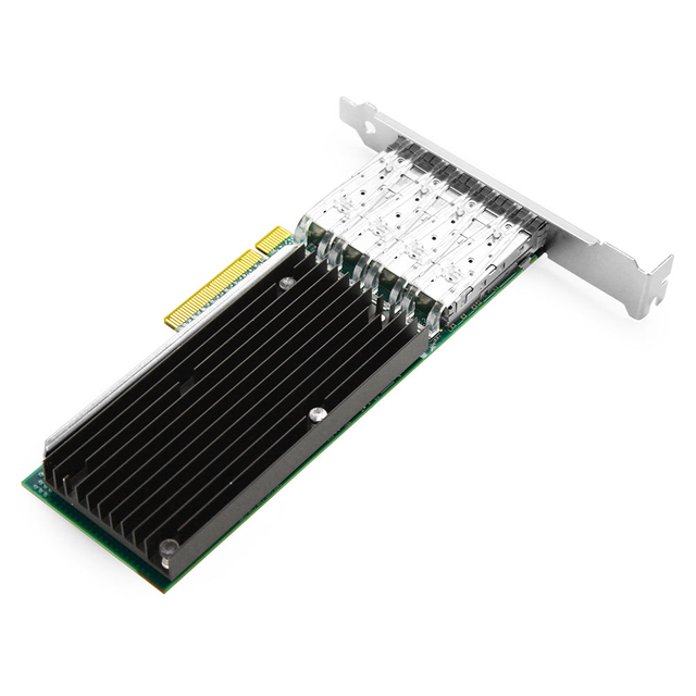 Intel XL710-BM1 DA4 Quad Port 10 Gigabit NIC 4 SFP+ | FiberMall