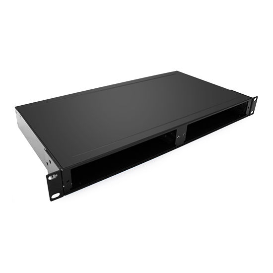2 Slots 1U 19 Rack Chassis Unloaded for LGX Box | FiberMall
