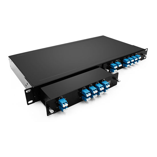 2 Slots 1U 19 Rack Chassis Unloaded for LGX Box | FiberMall
